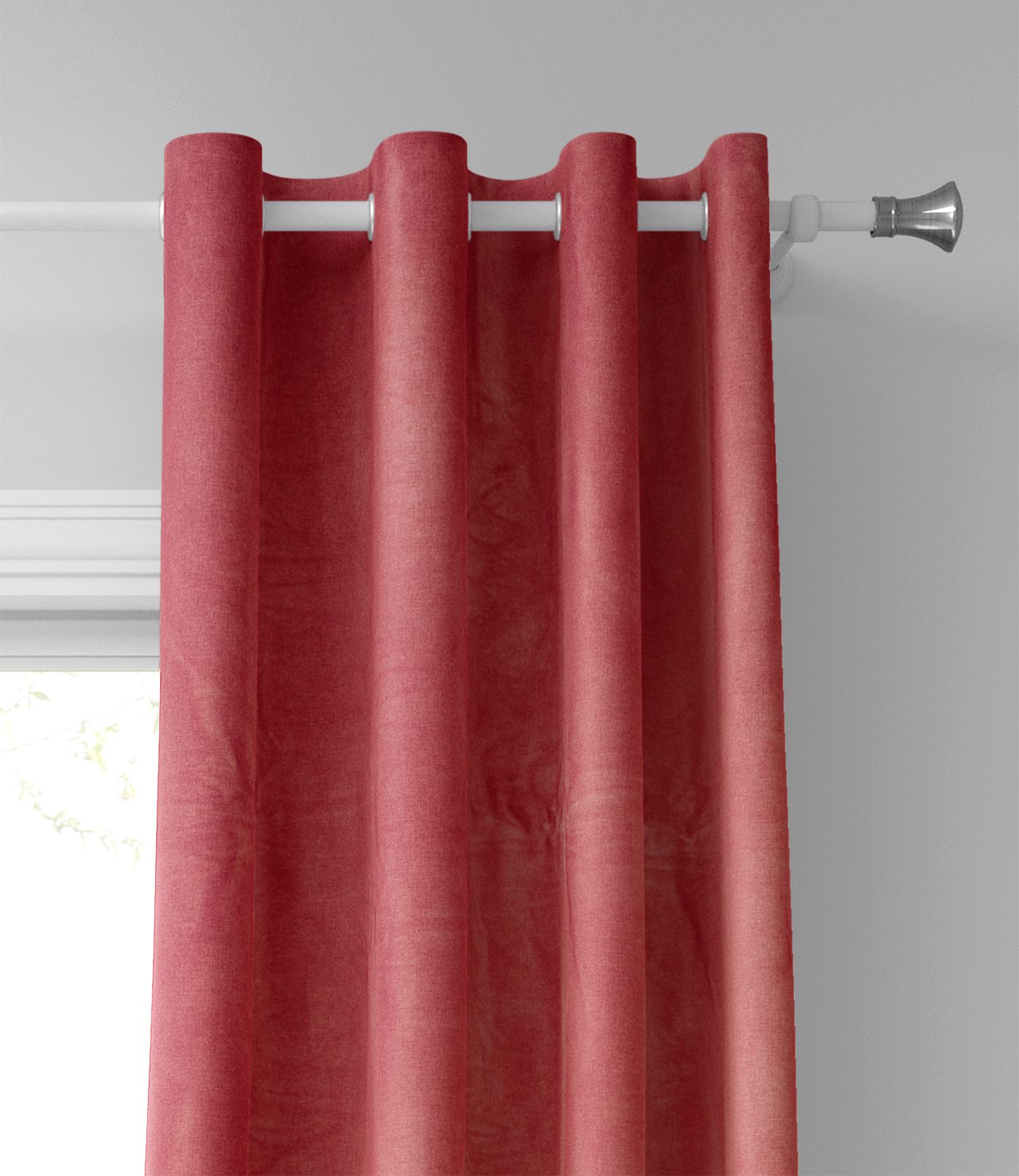 ΒΑΜΒΑΚΕΡΗ ΚΟΥΡΤΙΝΑ TERRACOTTA VELVET 135Χ280 ΜΑΥΡΑ ΤΡΟΥΚΣ